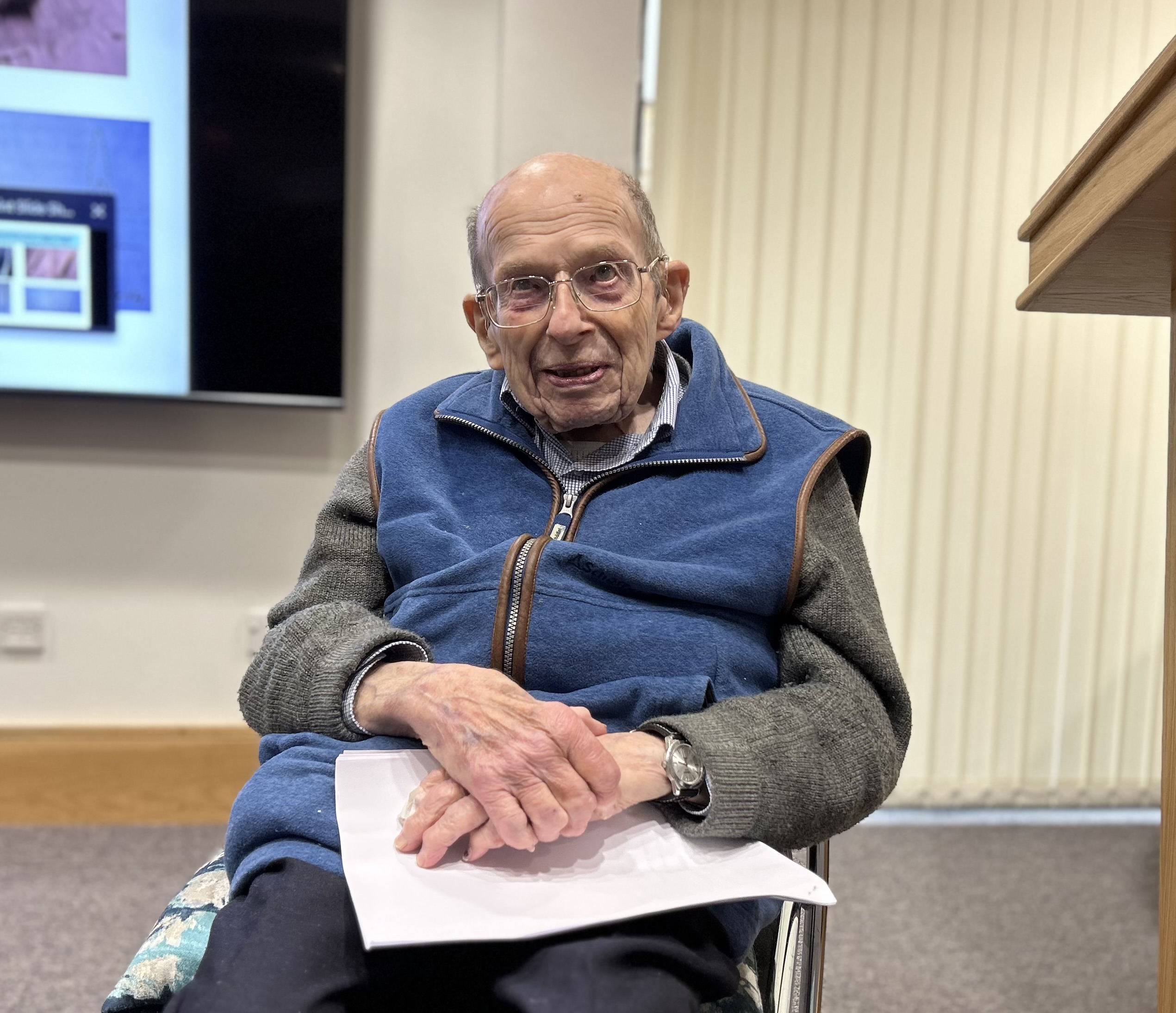 NEW MICROSCOPE BLESSED BY SIR PETER HIRSCH | Oxford Alumni